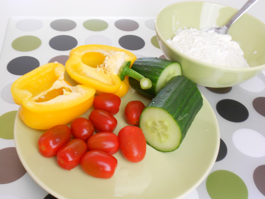 Salata cu branza cottage | Femeia Fit