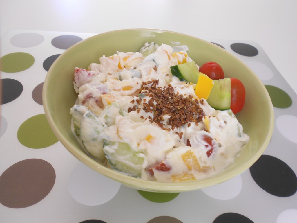 Salata cu branza cottage | Femeia Fit
